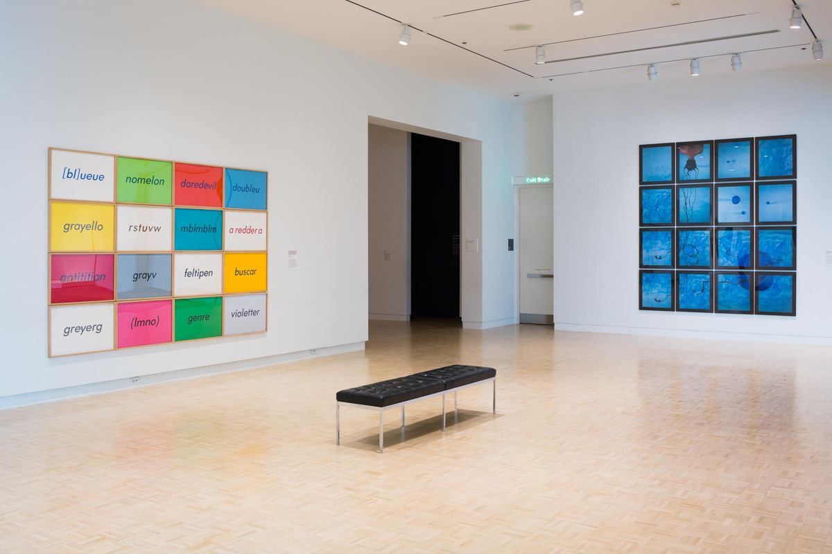 Untitled Grid (Blue Queue; No Melon, No Lemon; Daredevil; Blue Double U ...