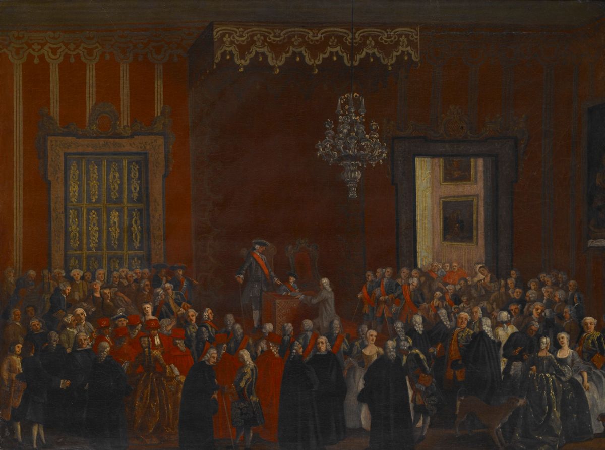 A Civil Ceremony on the Accession of Ferdinand IV to the Throne of ...