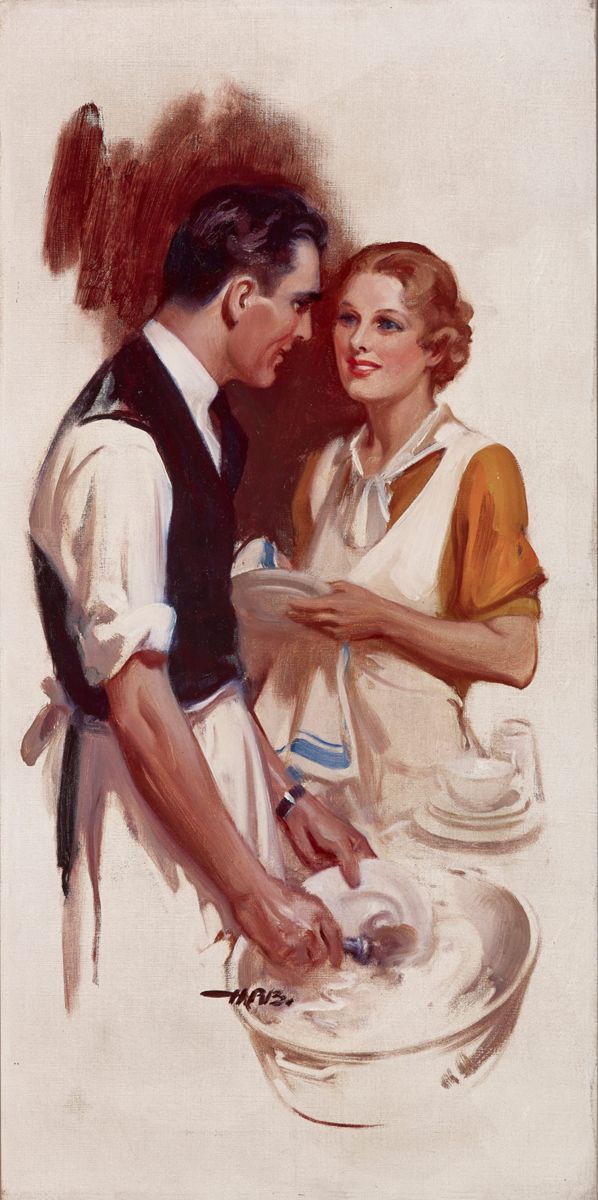 Illustration for Phil Strong, "The Farmer in the Dell," "The Saturday ...