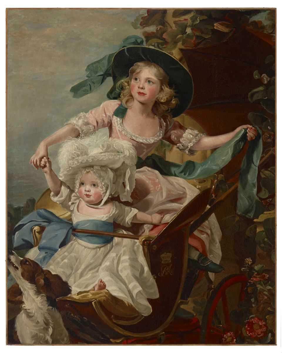 Partial copy of "The Three Youngest Daughters of George III" by John ...