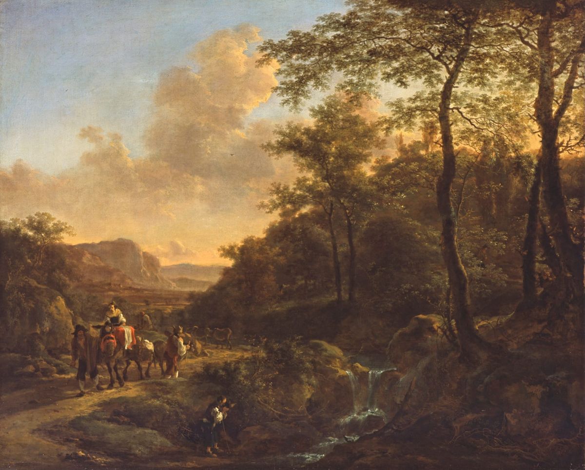 Scene of the Roman Campagna