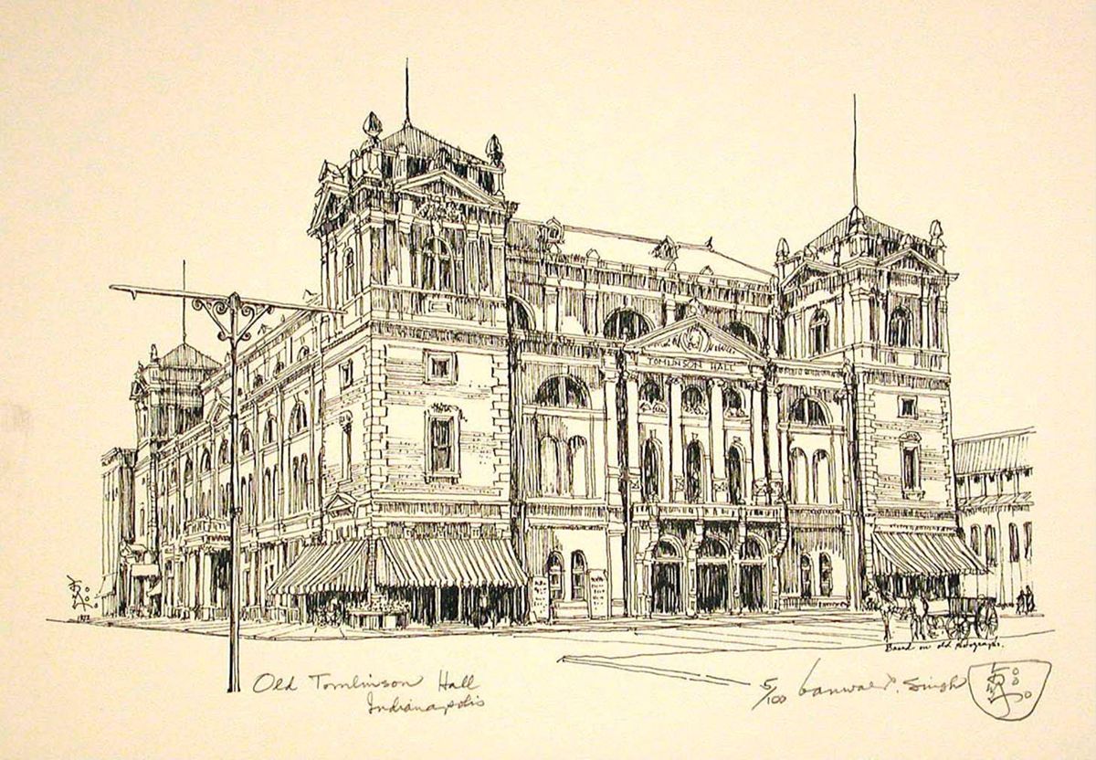 Old Tomlinson Hall, Indianapolis, Indiana