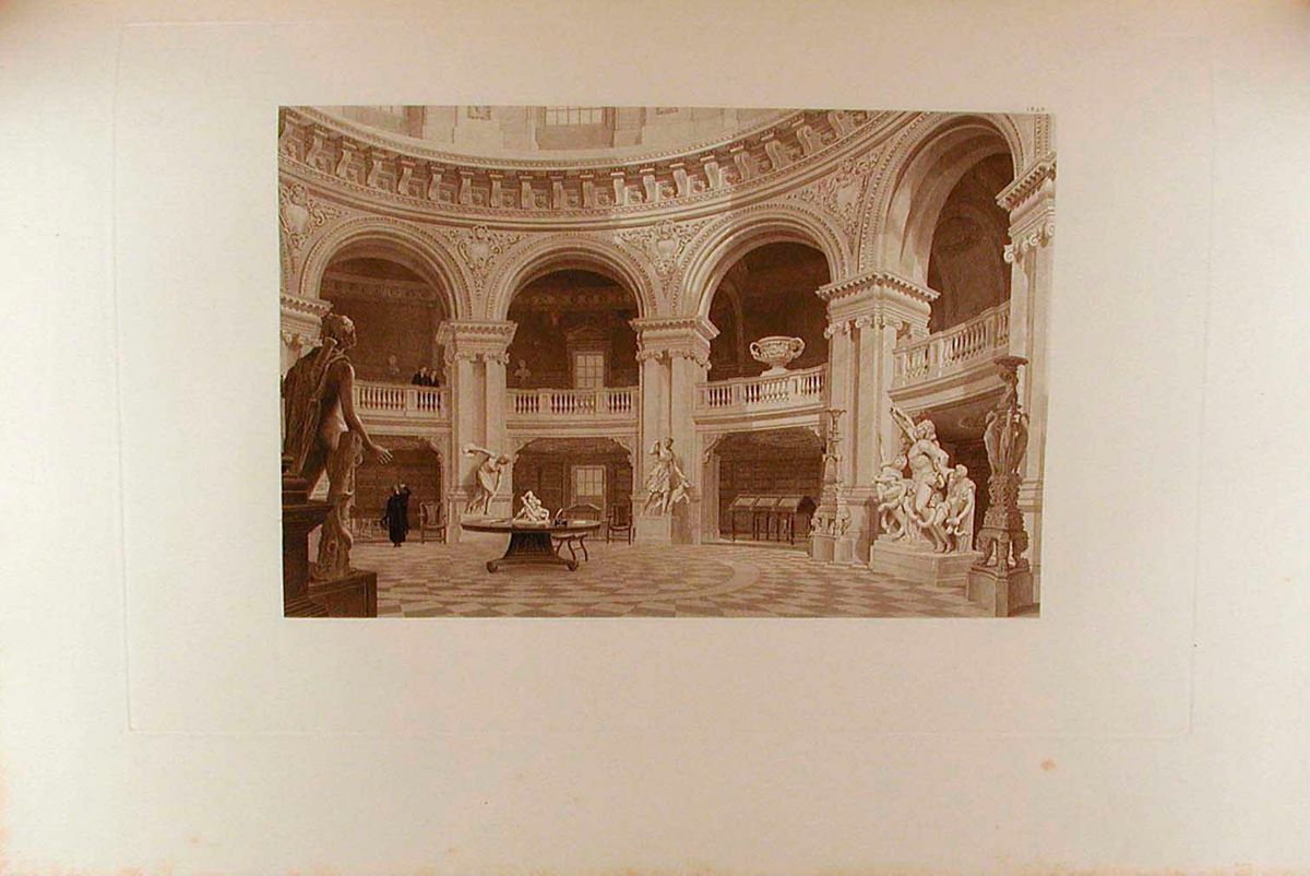 Interior of the Radcliffe Library