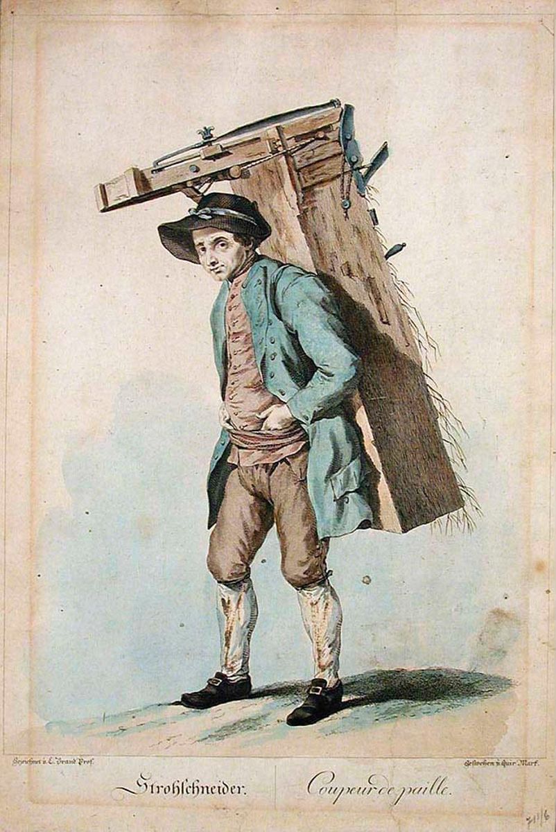 Strohschneider or Coupeur de Paille (Straw Cutter)