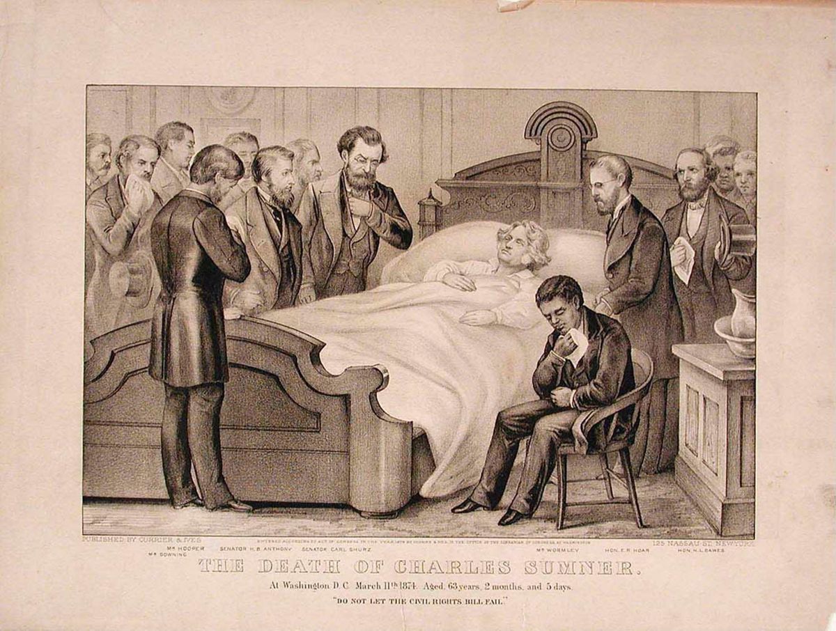 Death of Charles Sumner