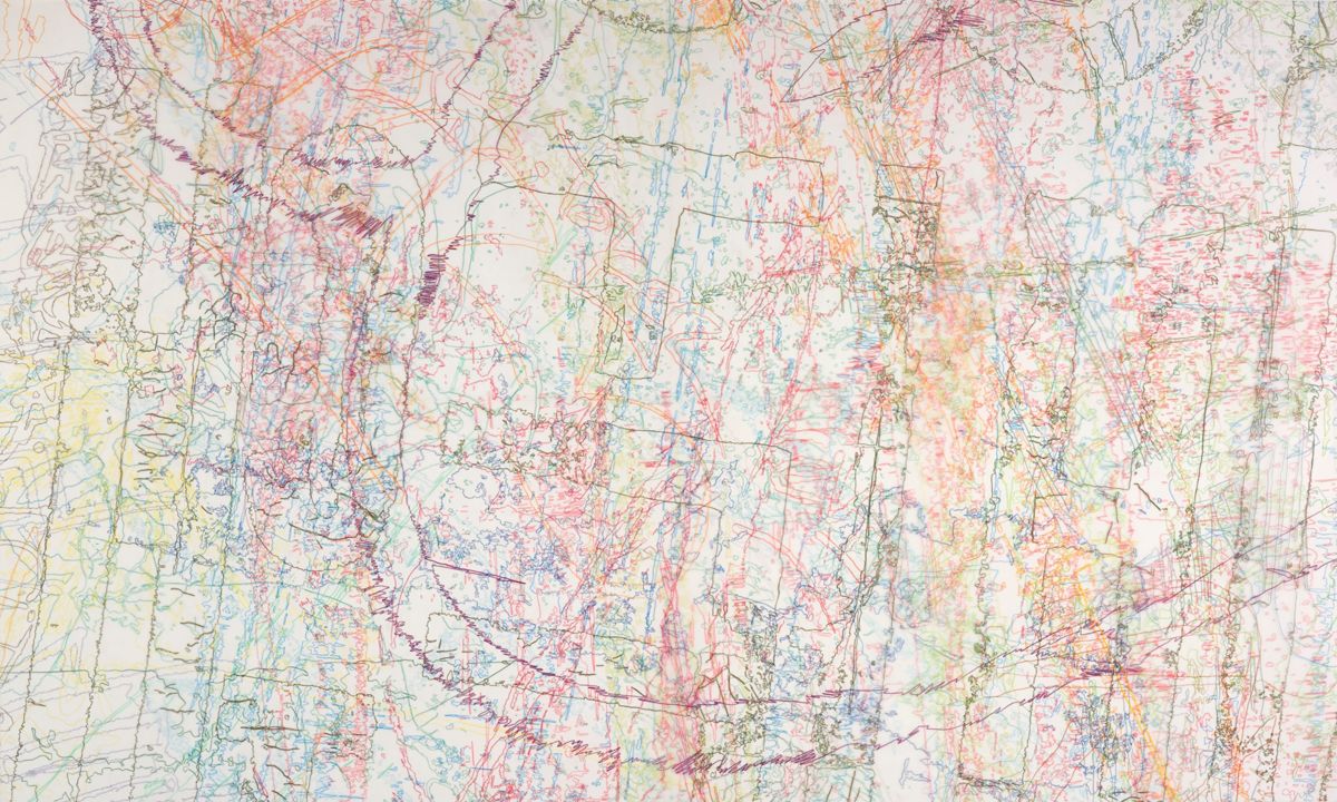 #258 Drawing (Tracings from the Indianapolis Motor Speedway and the L.A ...