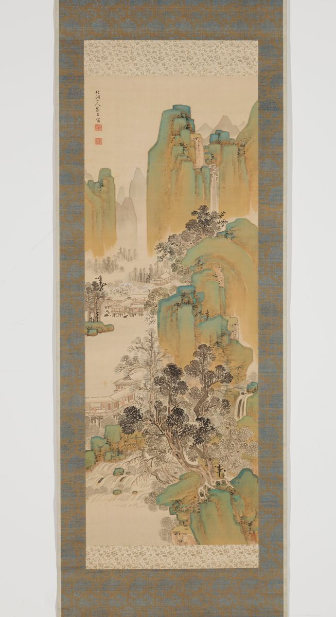 Shiki sansui zu 四季山水図 (Landscapes of Four Seasons) Spring